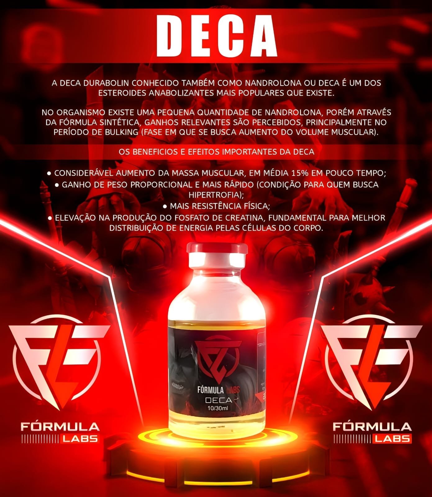 DECA 10ml/200mg - Formula labs - Oxandrolona