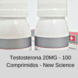 Testosterona - 20MG - 100 Comprimidos - New Science - Oxandrolona